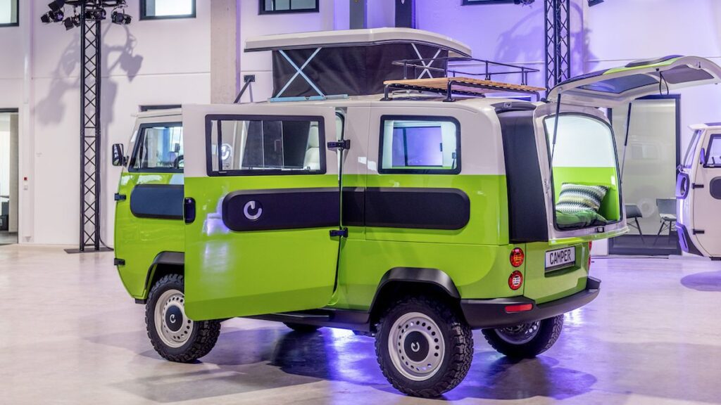 XBus, es la furgoneta eléctrica Camper, Pick-up, Transporter, Cabrio y ...